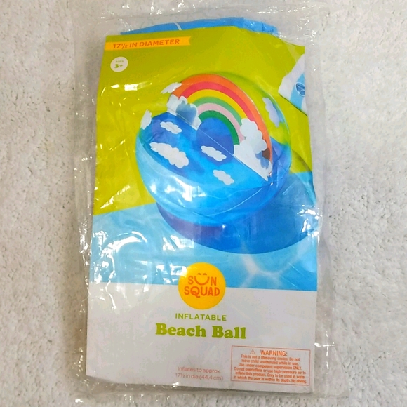 Sun Squad | Accessories | 52 Sun Squad Inflatable Beach Ball New | Poshmark